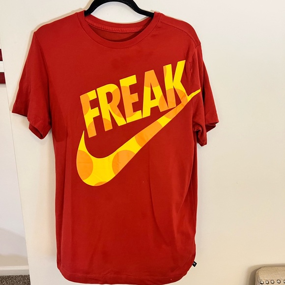 Nike | Tops | Freak Dry Fit Rust Color Tee | Poshmark